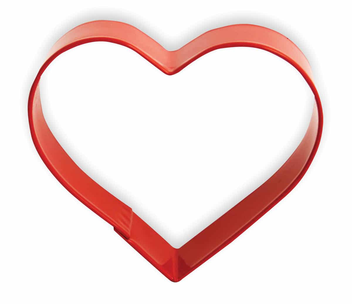 Eddingtons Red Heart Shaped Cookie Cutter - Pastry and Biscuit Cutter ...