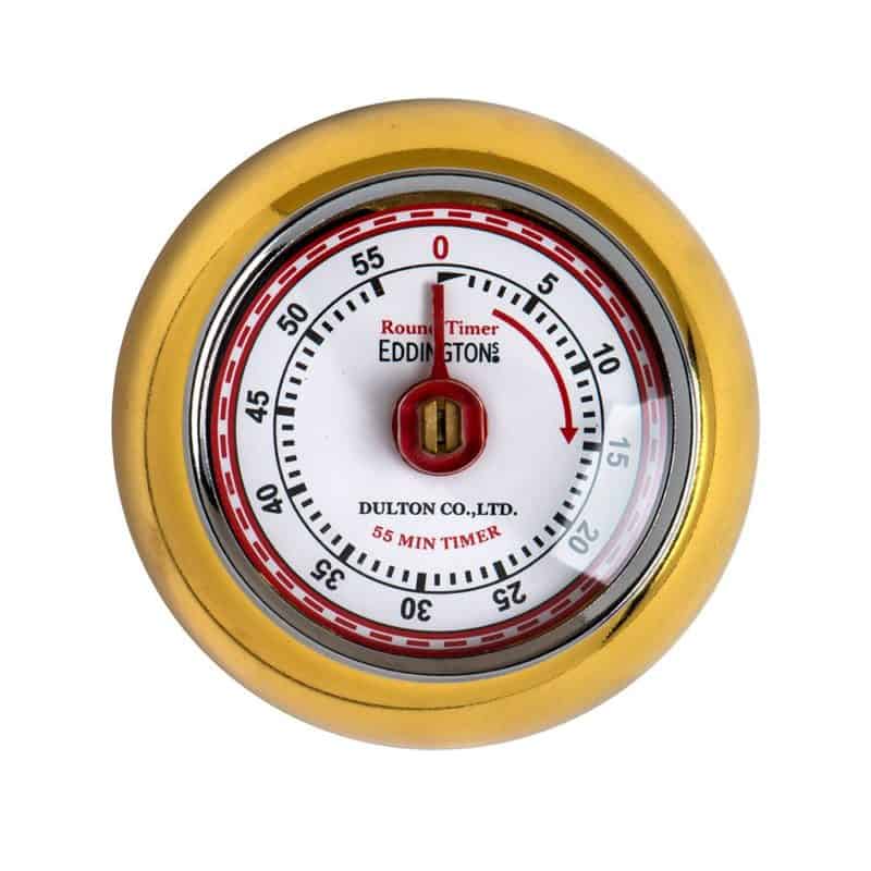 Eddingtons Magnetic Kitchen Timer - Retro Gold - Stuff for the Kitchen