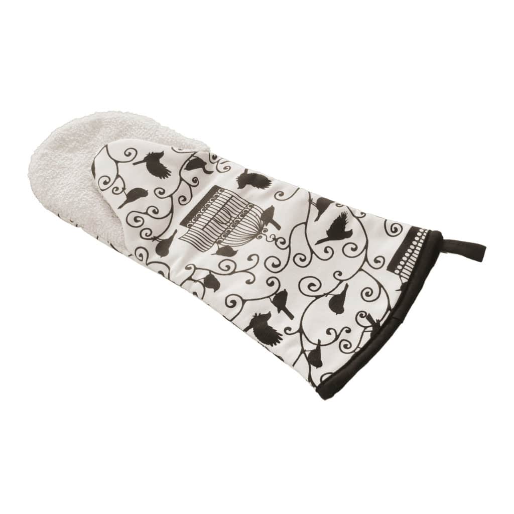 Belle Gauntlet Oven Glove - Bird Cage - Stuff for the Kitchen