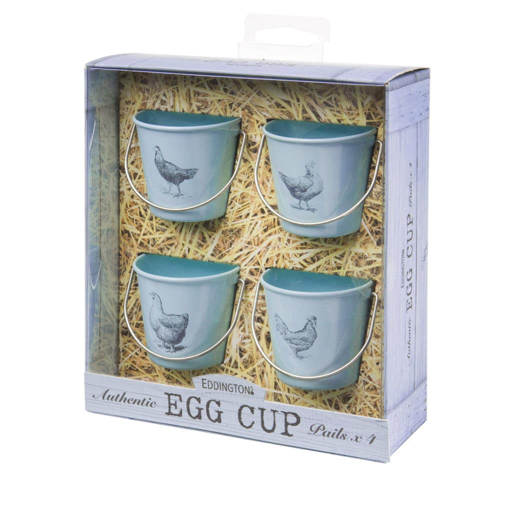 Eddingtons Vintage Egg Cups (Set of 4) - Vintage Hens Egg Cup Pails ...