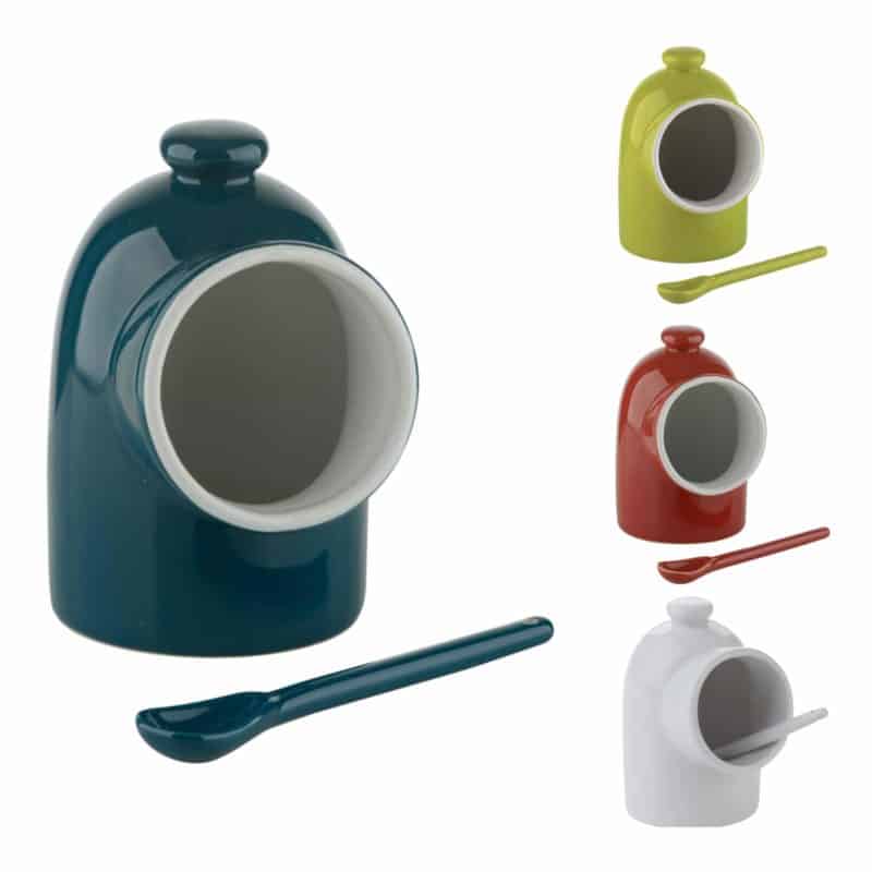 Wood Salt Pot With Lid - Stuff for the Kitchen