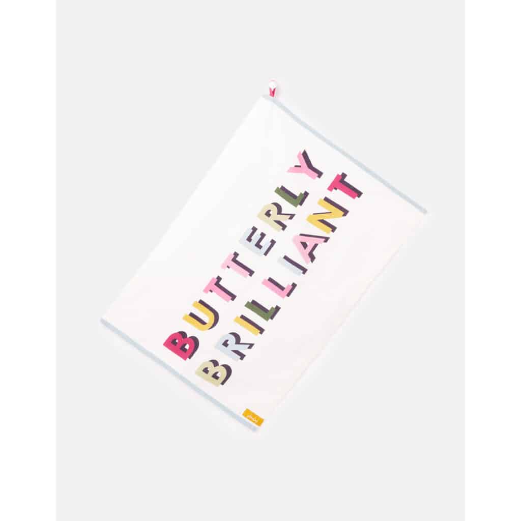 Joules Butterfly Brilliant Tea Towel - Stuff for the Kitchen