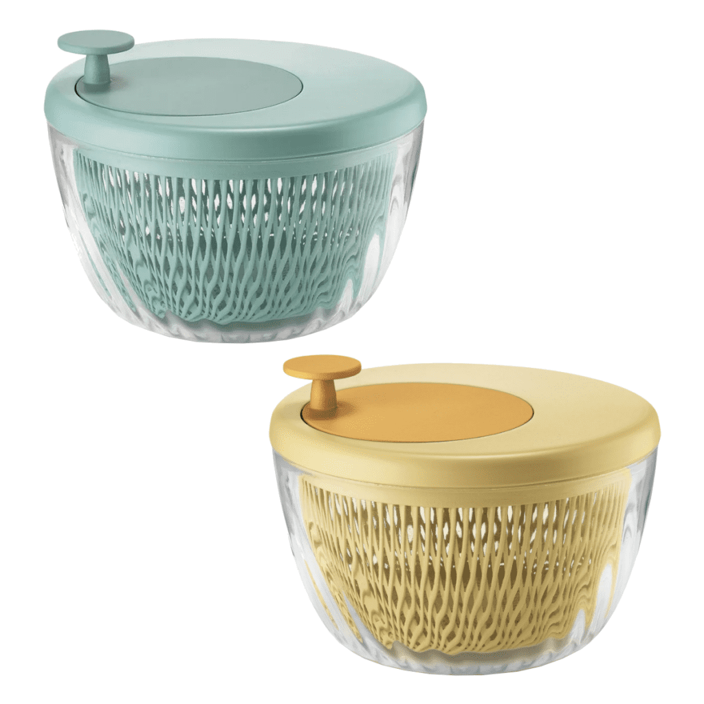 Guzzini Salad Spinner with Lid - Spin & Store - Stuff for the Kitchen