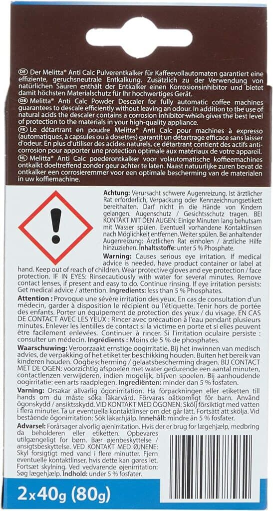 Melitta Powder Descaler - Stuff for the Kitchen