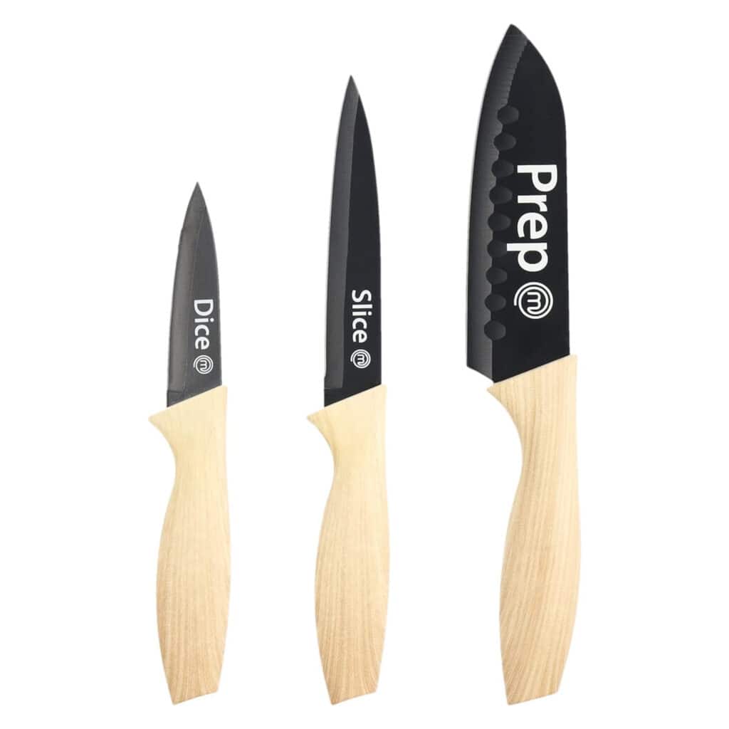 MasterChef Knife Set Of 3 - Natural Series - Stuff for the Kitchen